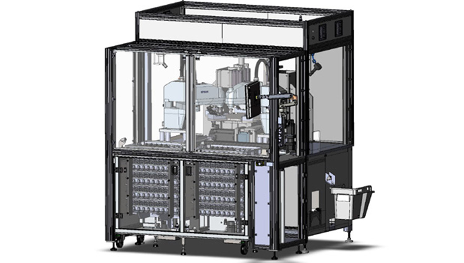 Heat Stake Machine on Flex Base | Manufacturing Cell Automation